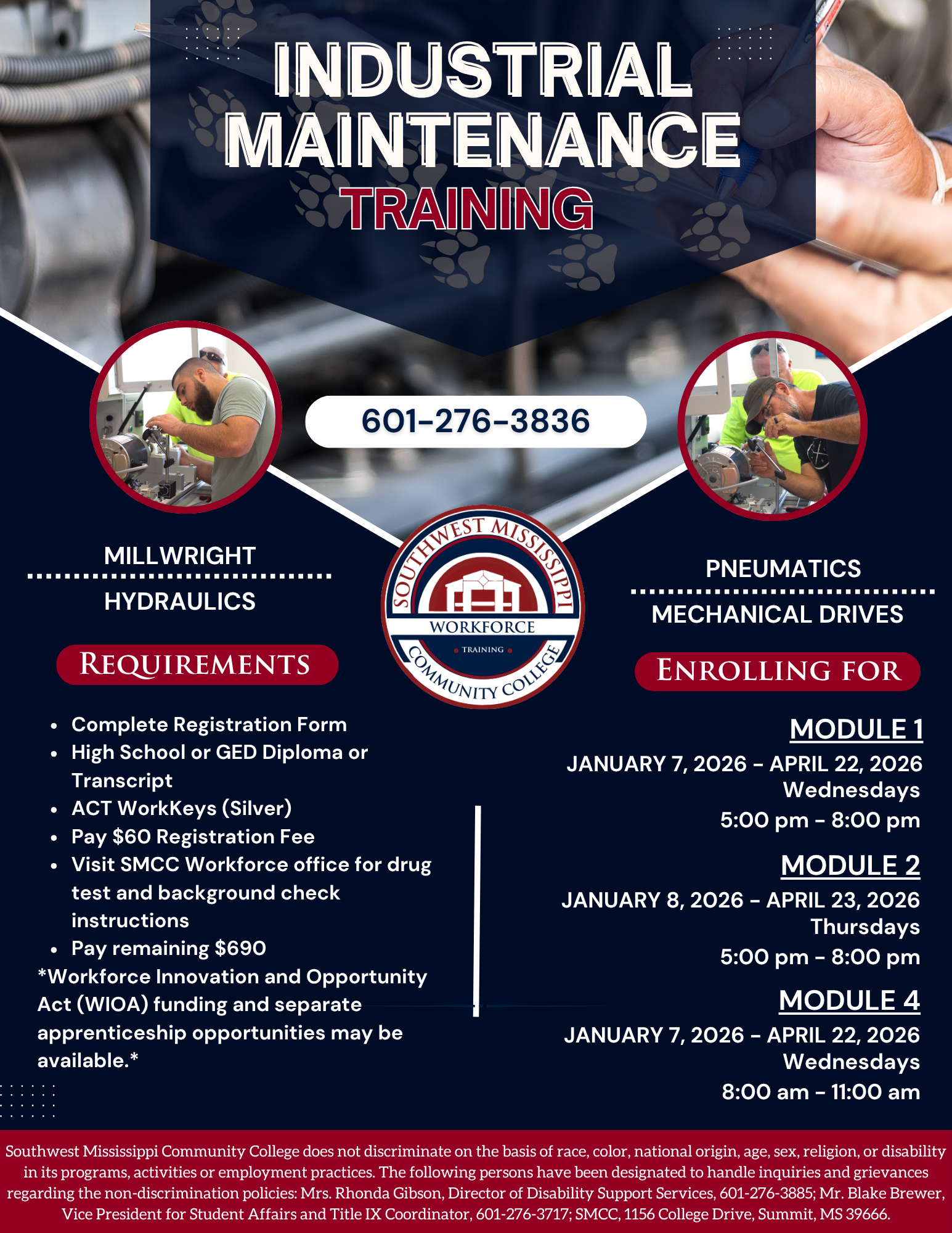 Industrial Maintenance/Millwright - Southwest Mississippi Community ...
